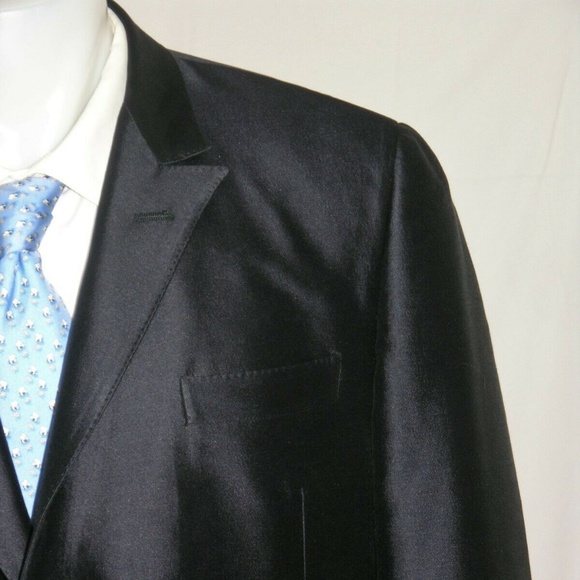 Jussara Lee | Suits & Blazers | Jussara Lee Matte Blue Solid Blue ...